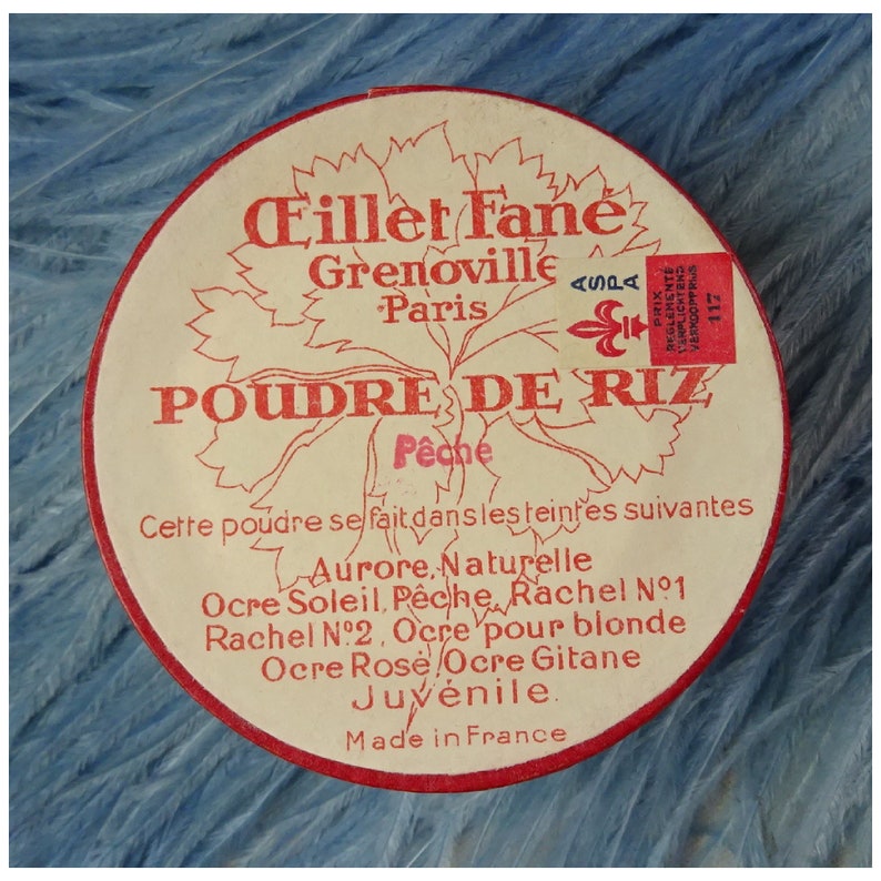 Vintage 1920s/20s 1930s/30s Œillet Fané FACE POWDER BOX & - Etsy UK