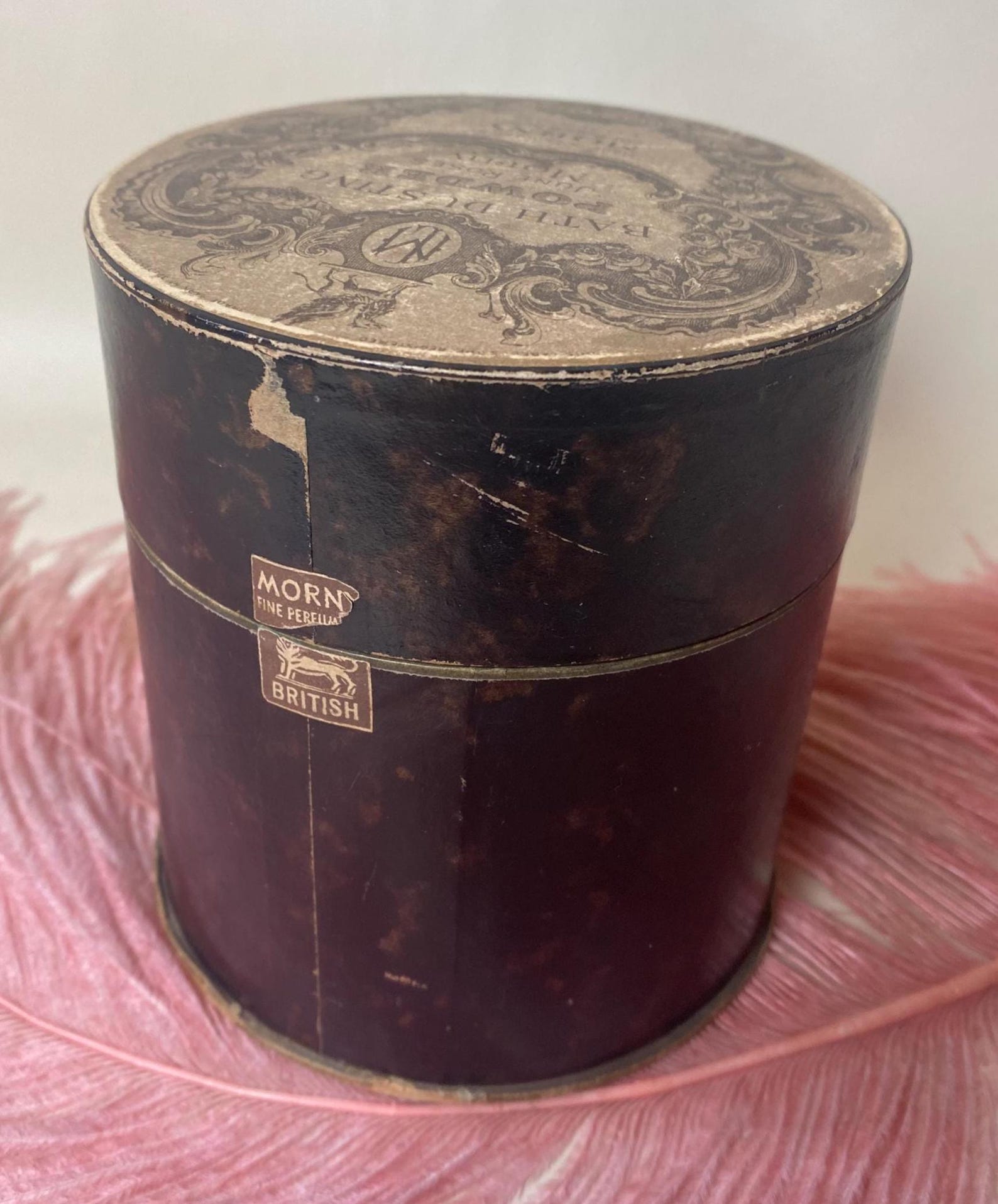 Vintage 1910s/10s 1920s/20s Morny June Roses DUSTING POWDER BOX ...
