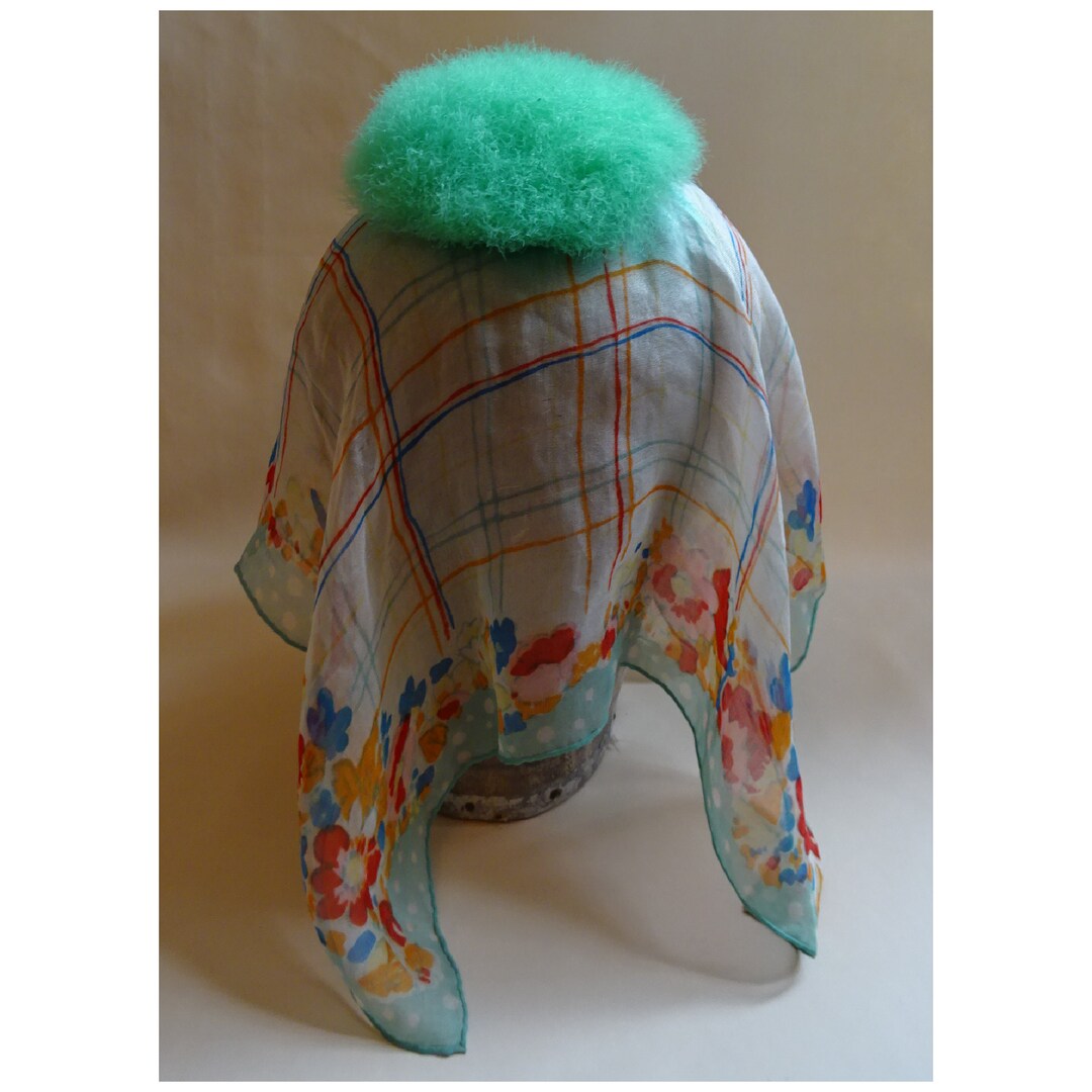 Vintage 1920s/20s 1930s/30s Handkerchief/hankie SWANSDOWN POWDER PUFF ...
