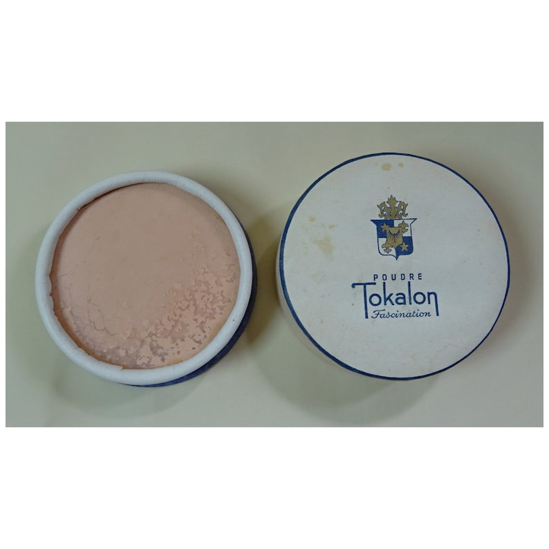 Vintage 1940s/40s 1950s/50s Tokalon FACE POWDER BOX Boudoir Display - Etsy