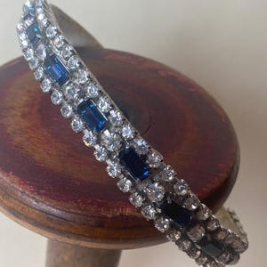 Vintage 1950s/50s 1960s/60s Homemade Diamonte PASTE CHOKER/NECKLACE ...