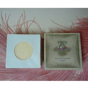 Vintage 1930s/30s 1940s/40s Lubin FACE POWDER BOX Packaging Boudoir ...