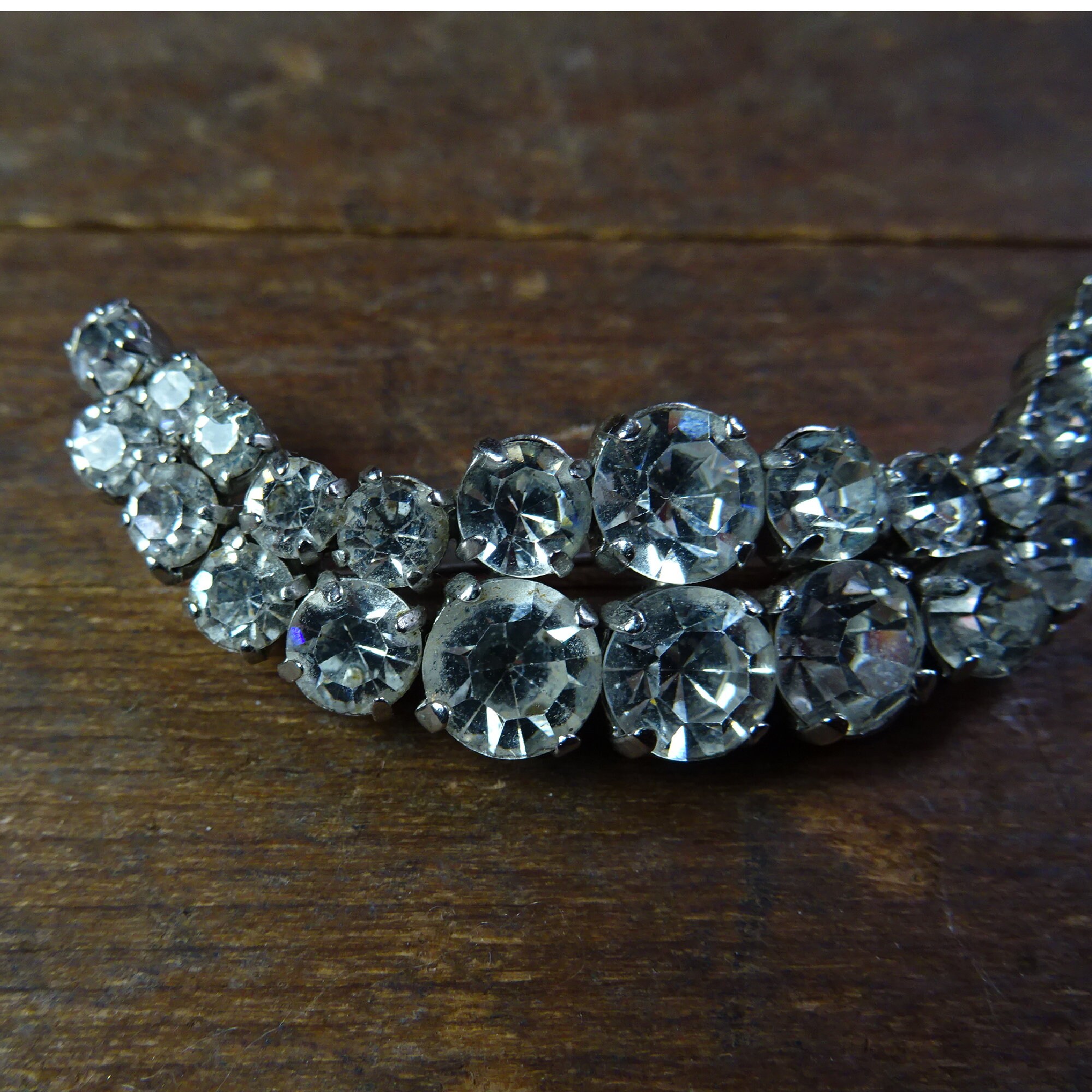 Vintage 1950s/50s 1960s/60s PASTE MOON BROOCH Diamonte | Etsy