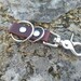 Double Ring Latigo Leather Key Fob / Chain - Etsy