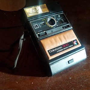Vintage Kodak Colorburst 300 Polaroid Camera With Flash Instant Camera ...