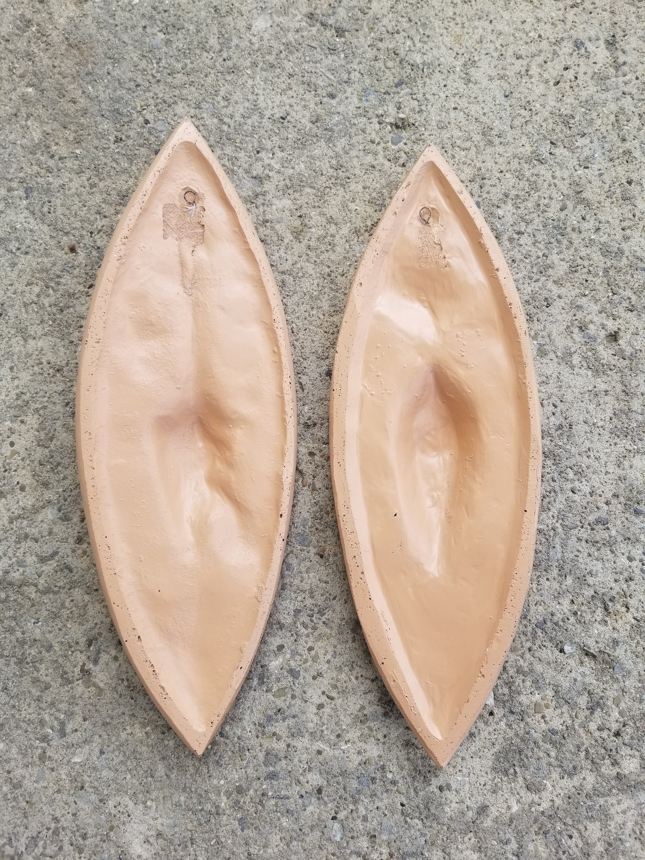 Set of 2 Vintage Chalkware Plaques Vase Vine and Grapes - Etsy