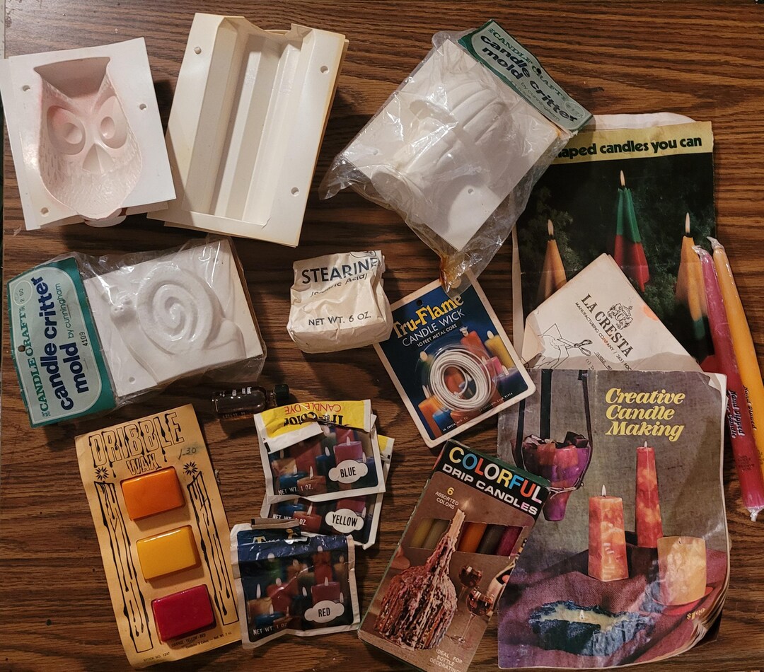 Vintage, 70s, Candle Kit - Etsy
