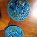 Vintage Inarco Mood Indigo Japan Cake Plate Trivet Collectible Kitchen ...