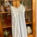 Very Pale Blue Vintage Slip, 50s Style Pale Women’s Blue Nylon Slip ...