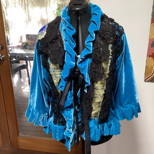 Velvet Beaded Jacket - Etsy
