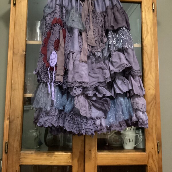 Tattered Skirt - Etsy