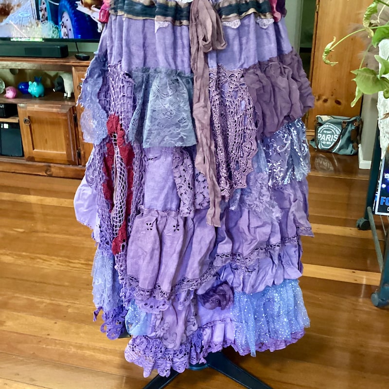 Tattered Skirt - Etsy