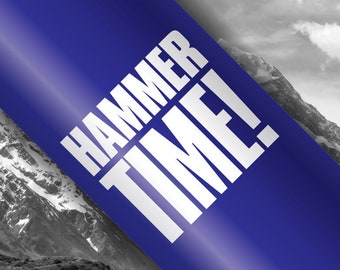 HAMMER TIME Bike Top Tube or Stem Sticker 0327 | Etsy