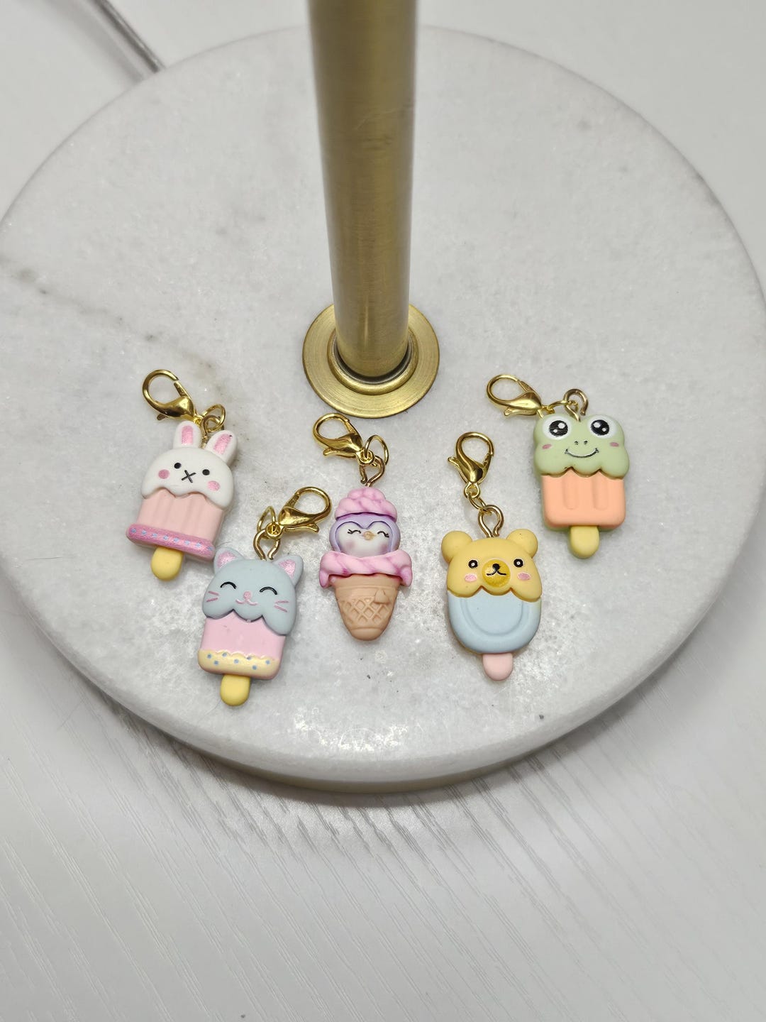 STITCH Markers/cutie Popsicles Progress Keepers/animal Popsicle Charms ...