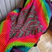 Pattern/neon Vortex Crochet Afghan Pattern/neon Rainbow Crochet Blanket ...