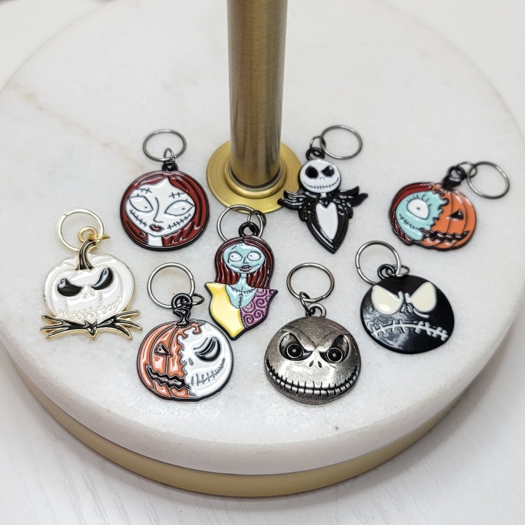 STITCH Markers/creepy Nightmare Stitch Markers/ragdoll Pumpkin - Etsy