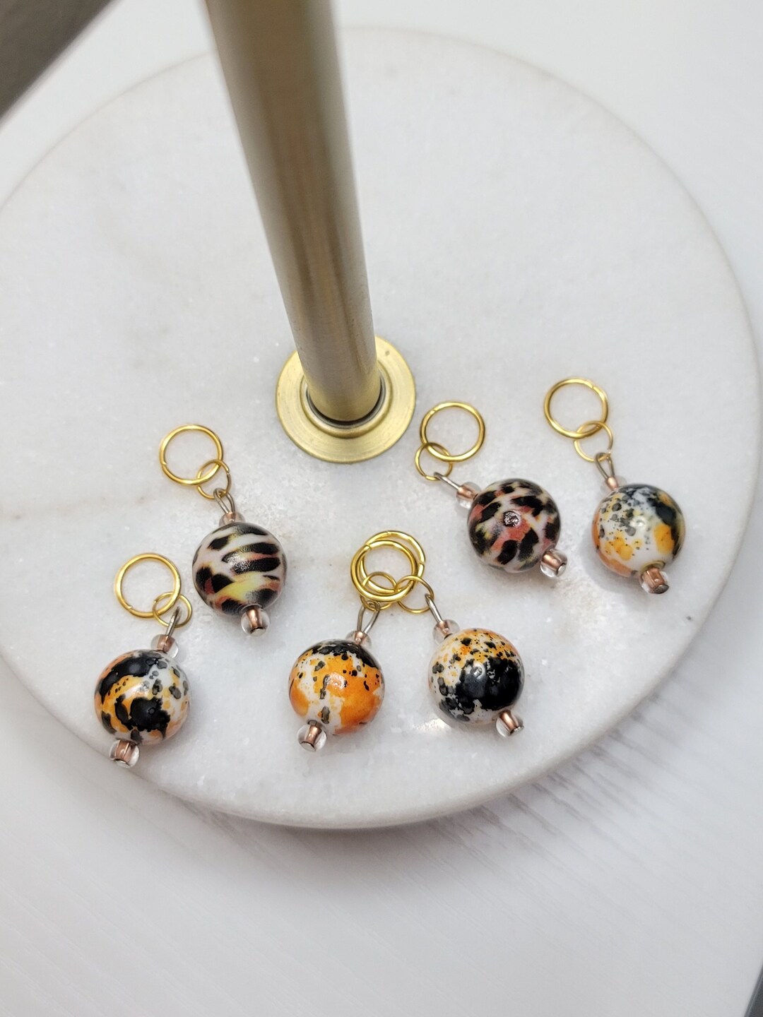STITCH Markers/wild Child Stitch Markers/leopard Print Stitch Markers ...