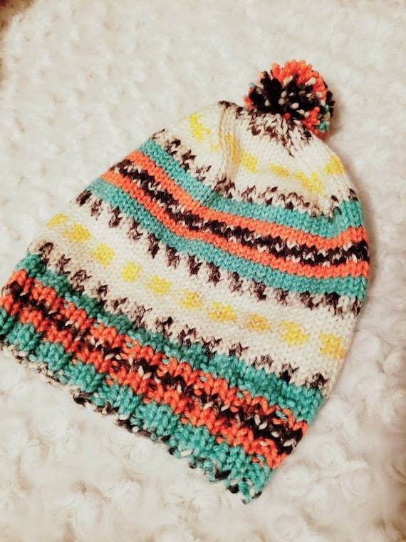 PATTERN/Knit Beanie Pattern/Knit Beanie/Beanie Pattern/Knit | Etsy
