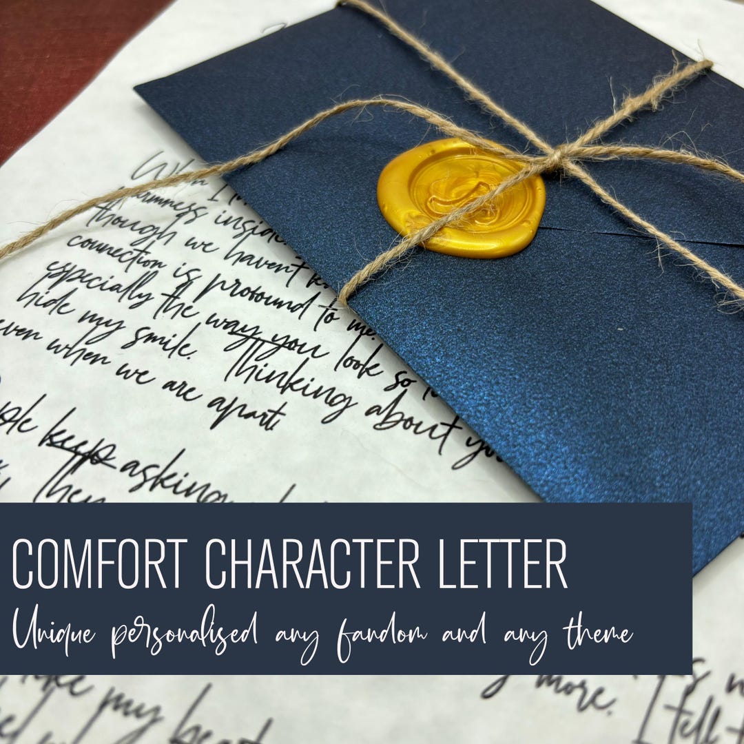 Waxed Sealed Personalised Letter From Your Favourite Fictional Comfort ...