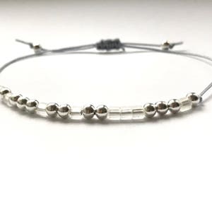 True Love, Morse Code Bracelet, Promise Bracelet, Love Gift, Boyfriend ...