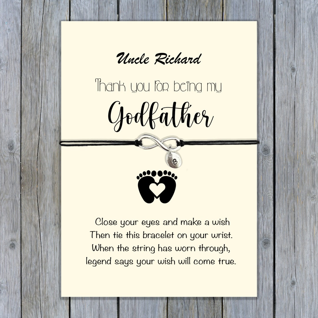 Thank You for Being My Godfather, Personalized Godfather Gift, Custom ...