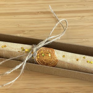 Handmade Love Letter Scroll, Custom Scroll, Wax Seal Letter ...