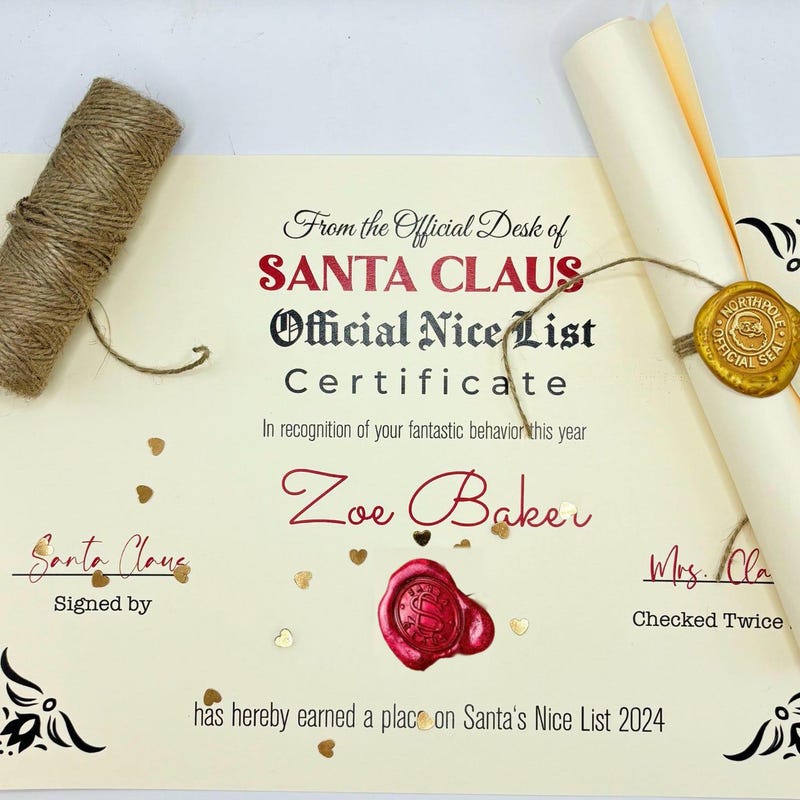 Santa Approved - Etsy