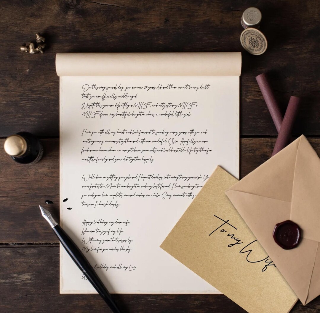 Custom Handmade Job Application Letter | Personalized Cover Letter ...