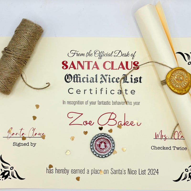 Santa Approved - Etsy