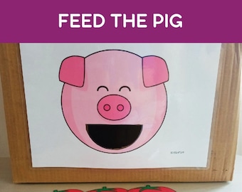 Editable Feed the Animals Game for Phonics Math Sight Words Preschool ...