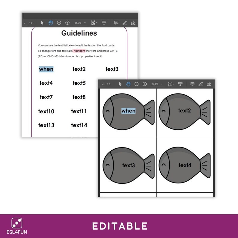 Feed the Animals Game for Phonics Math Sight Words Preschool ...