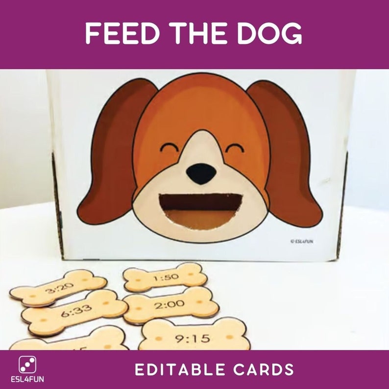 Feed the Animals Game Printable for Phonics Math Sight Words Preschool ...