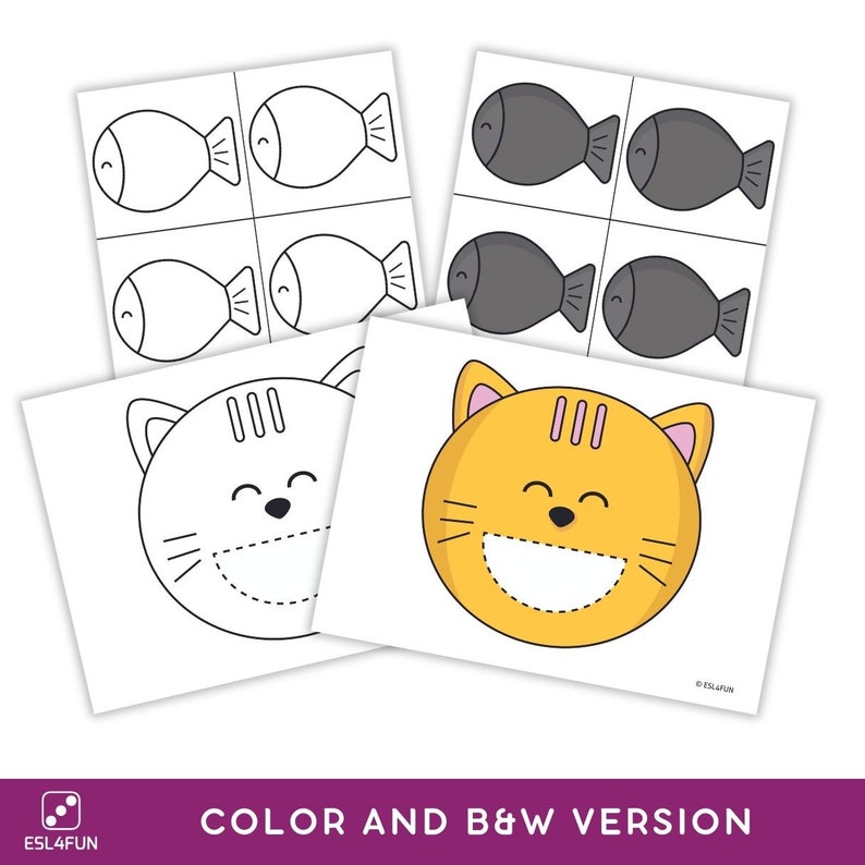 Feed the Animals Game for Phonics Math Sight Words Preschool ...