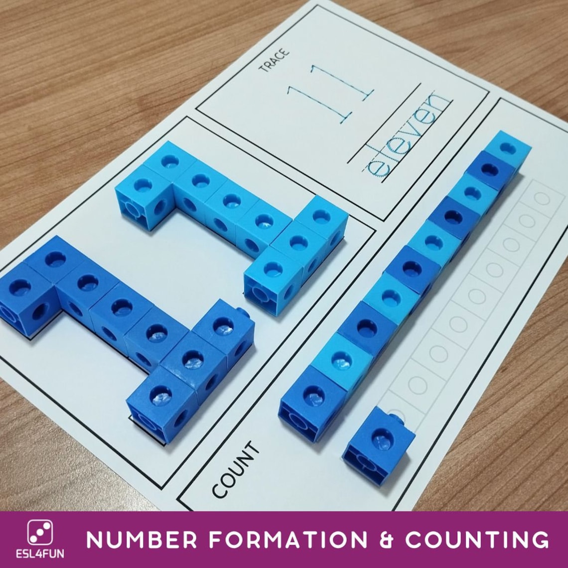 Number Snap Cubes Number Recognition Activity Number Formation ...