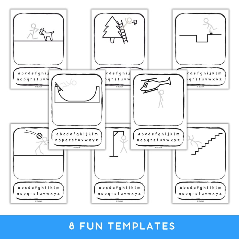 Spelling Activity Hangman Template Game Vocabulary Game Travel Game ...
