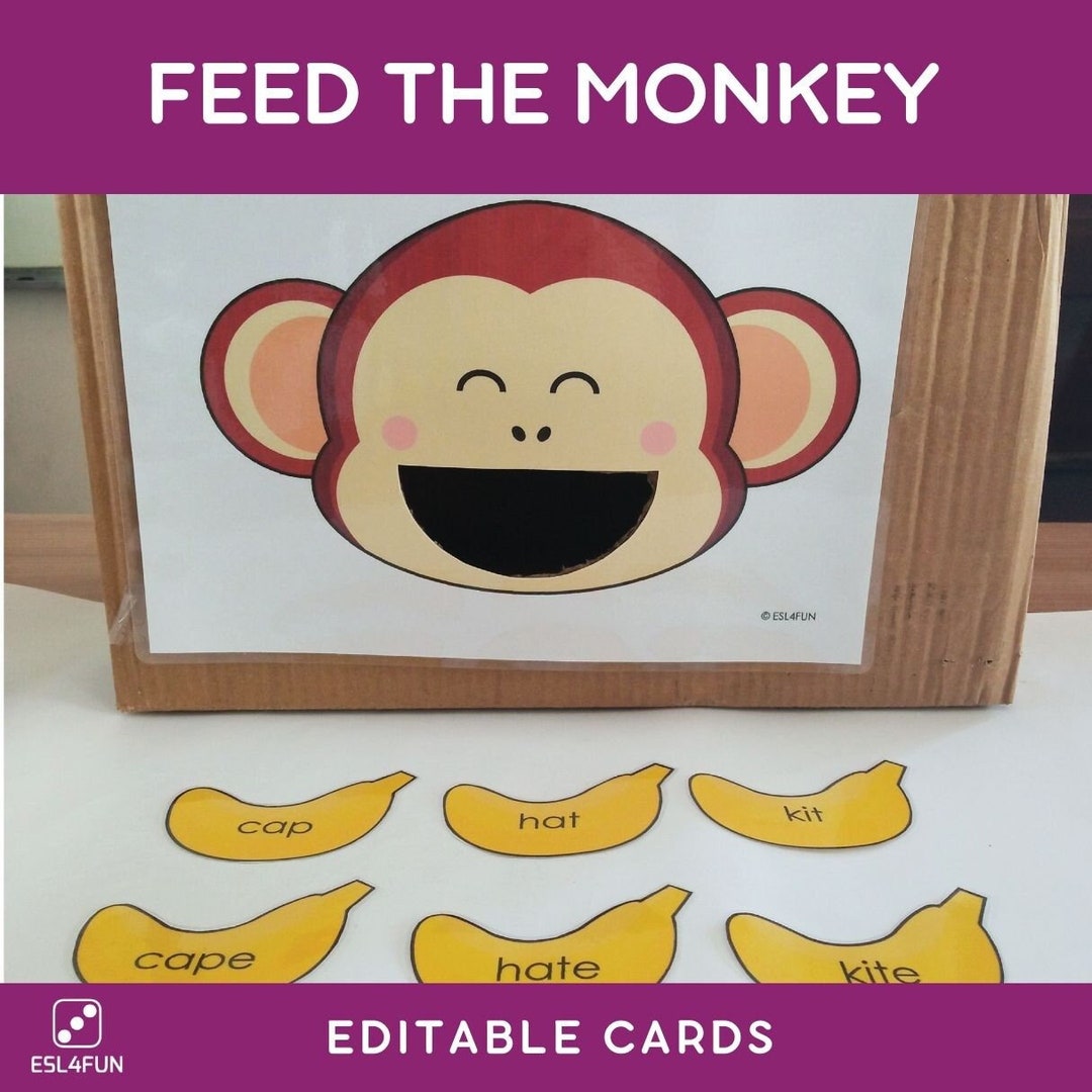 Feed the Animals Game for Phonics Math Sight Words Preschool ...