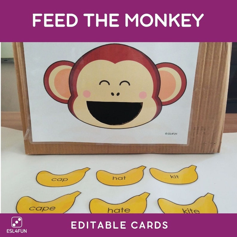 Feed the Animals Game for Phonics Math Sight Words Preschool ...
