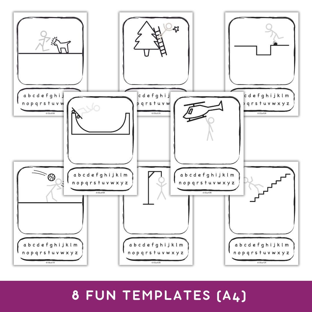 Spelling Activity Hangman Template Game Vocabulary Game Travel Game ...