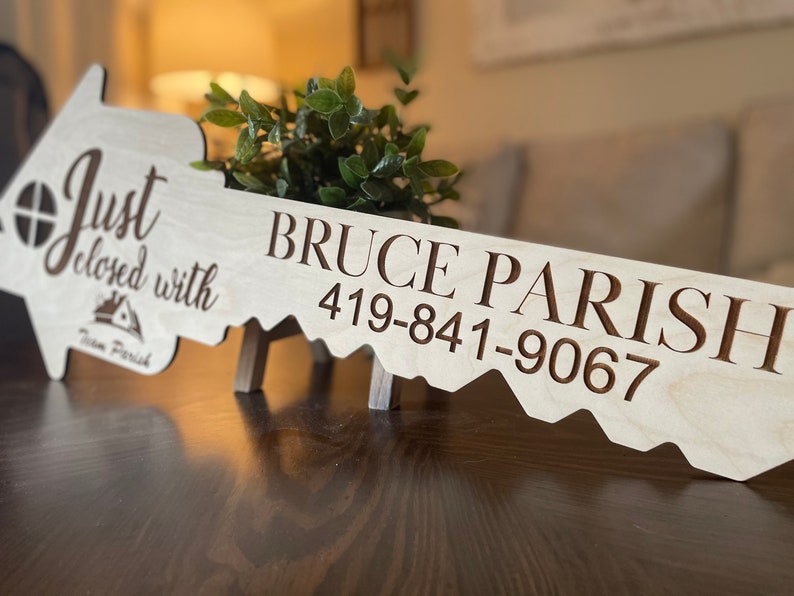 Real Estate Signs Closing Realtor Signs Real Estate Engraved - Etsy