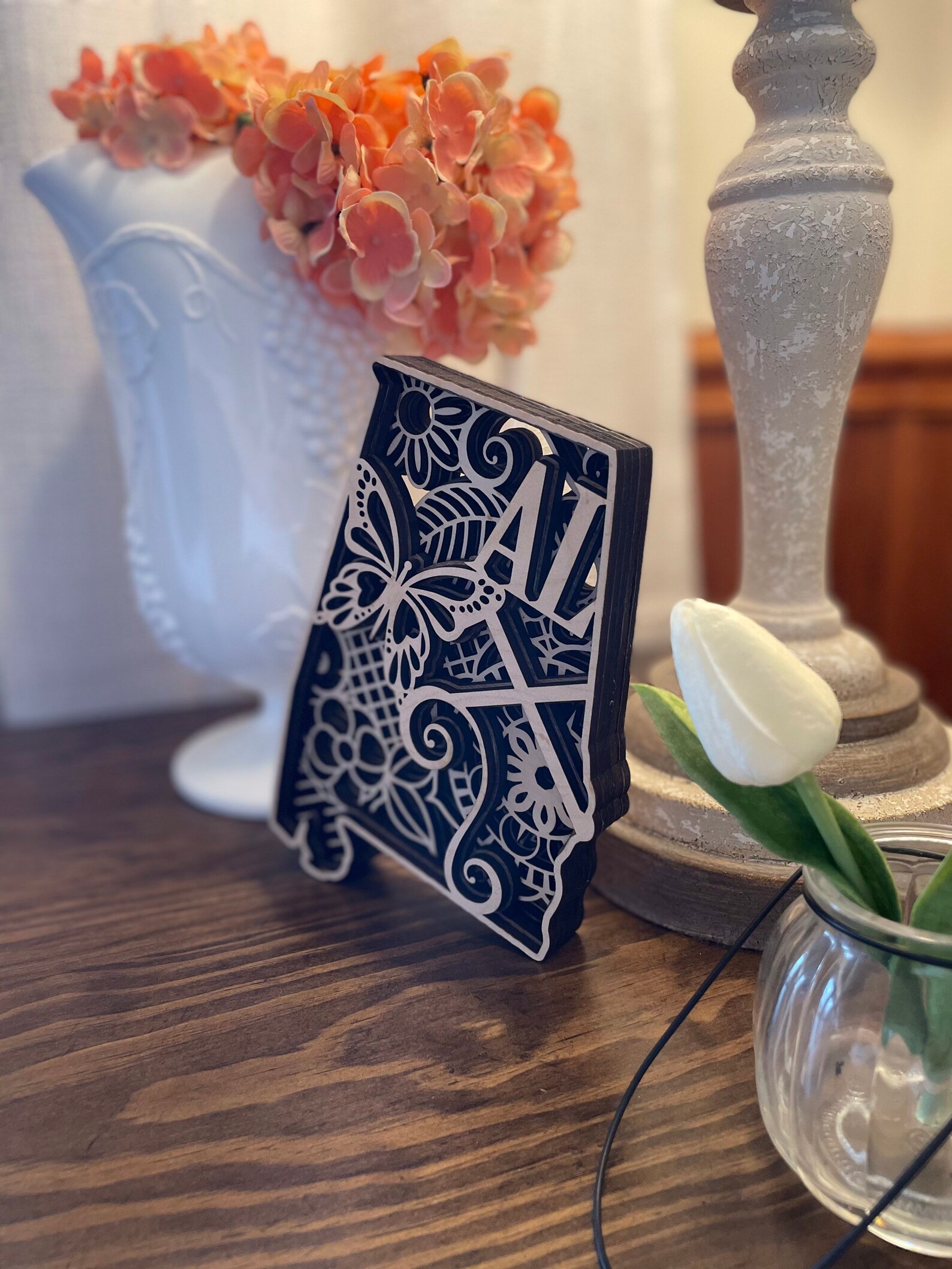 Home Decor 3-D State Sign Alabama State Sign Home Sweet - Etsy