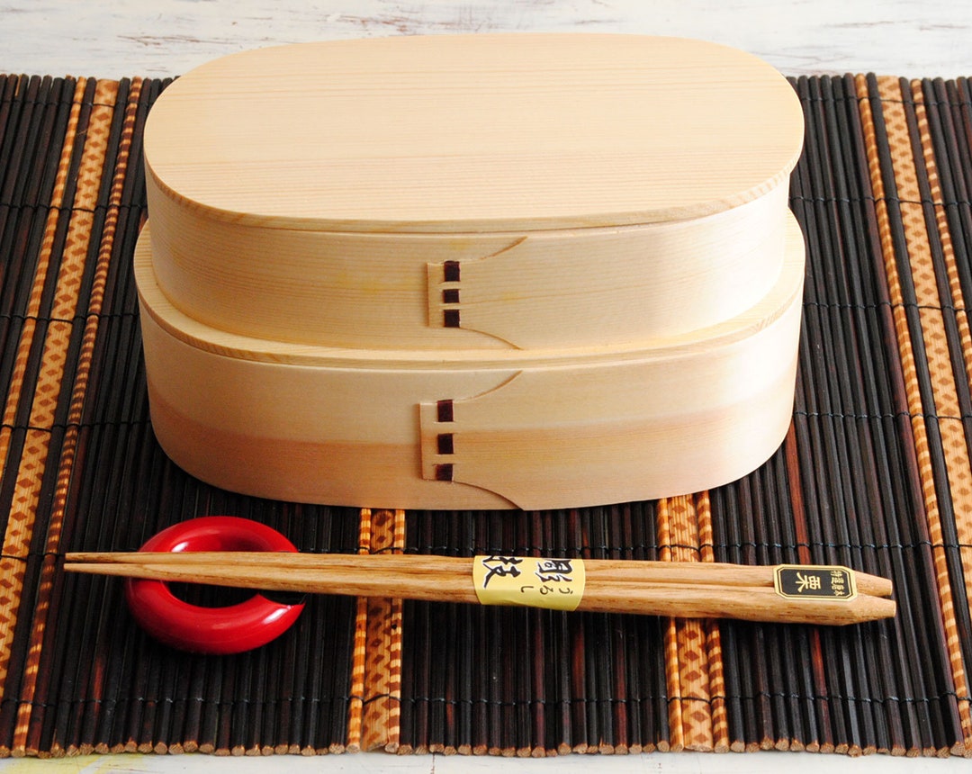 Bento Lunch Box 'magewappa' Double Japanese Outlet007 - Etsy