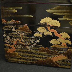 Beautiful Food Box 'JUBAKO' Japanese Traditional Pattern Japanese Food ...