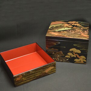 Beautiful Food Box 'JUBAKO' Japanese Traditional Pattern Japanese Food ...