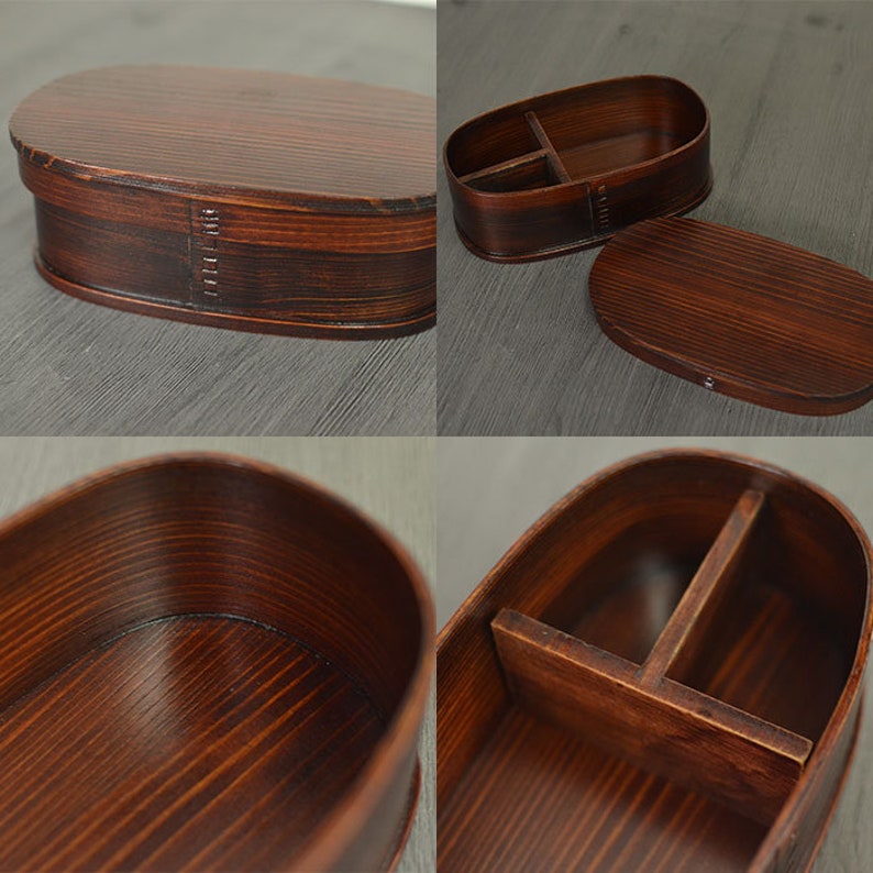 Bento Lunch Box 'magewappa' Choose Brown Japanese Be210 - Etsy