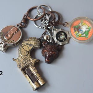 Japanese Vintage Key Rings Lot of 5 Key Chain 1980-90's Bulk Bandle ...