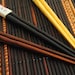 Japanese Lacquer Wooden Chopsticks Set of 5 Japanese Traditional Craft ...