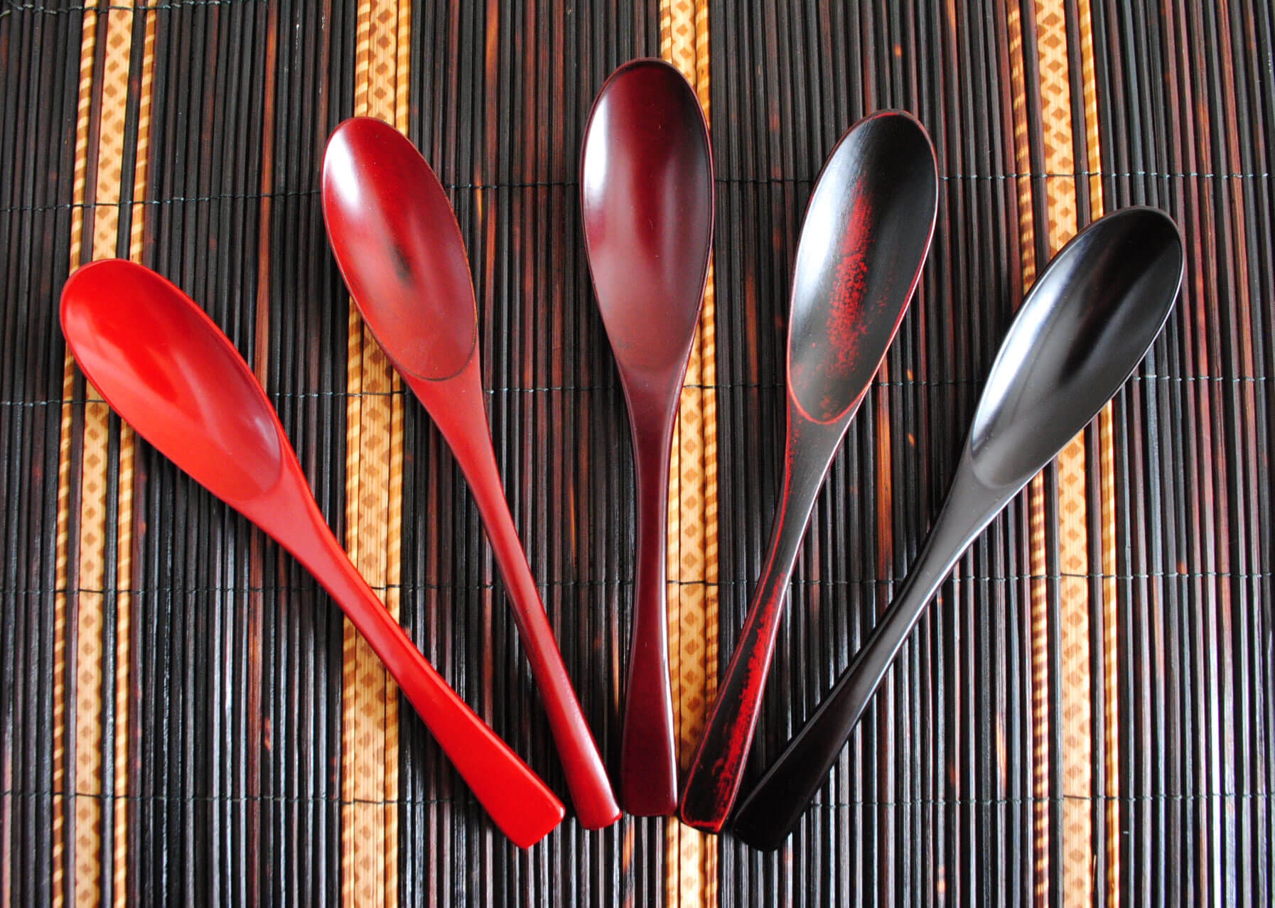 Japanese Lacquer Spoons - Etsy