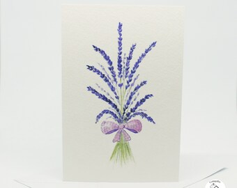 Lavender card | Etsy