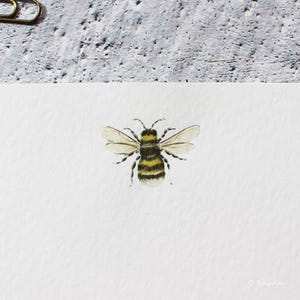 Hand Finished Bumble Bee Letter Writing Paper With Embossed Envelopes ...