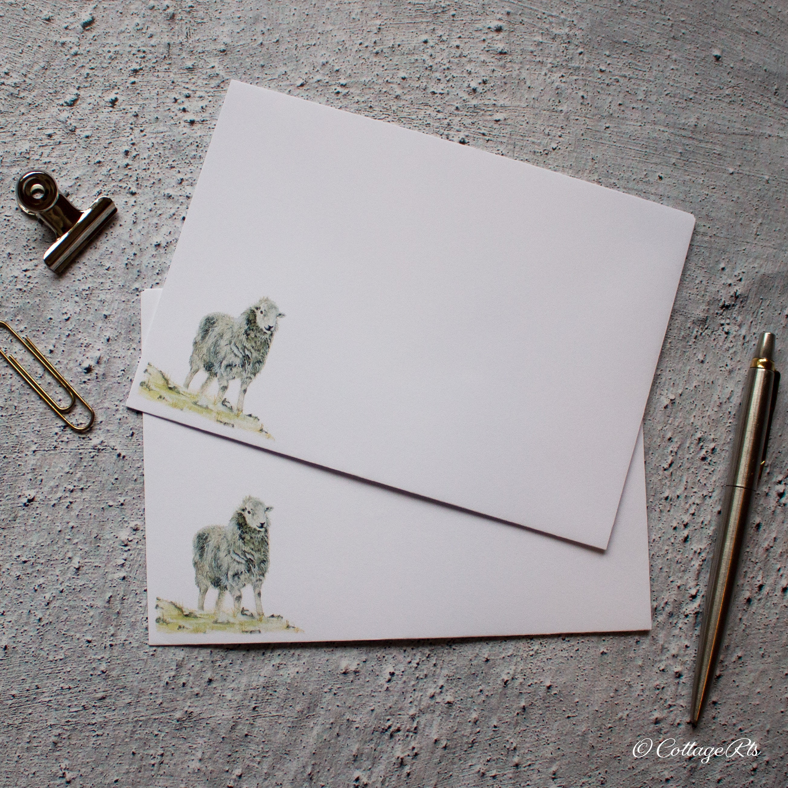 Herdwick Sheep Letter Writing Paper and Envelope Set | Etsy